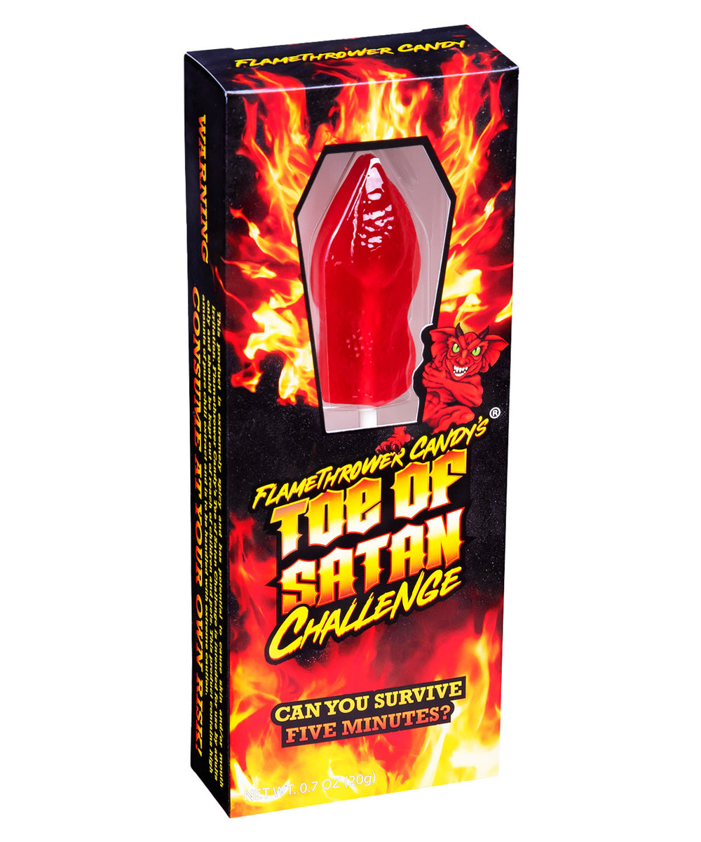 The Toe Of Satan Challenge! – Flamethrower Candy